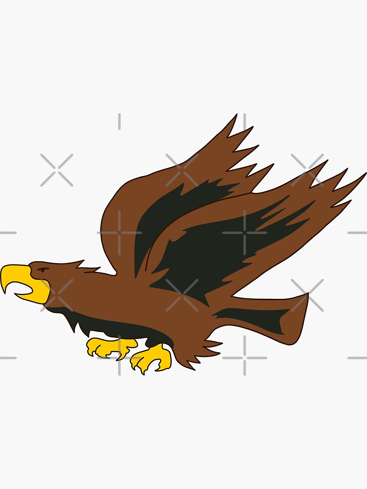 "Golden Eagle" Sticker by Yeaha | Redbubble