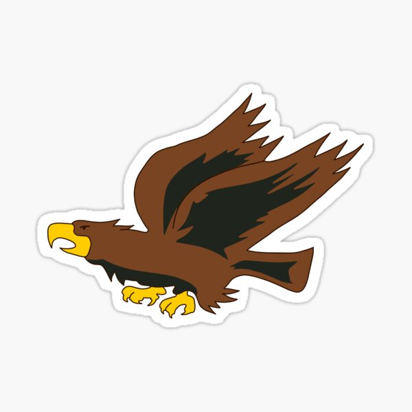 "Golden Eagle" Sticker by Yeaha | Redbubble