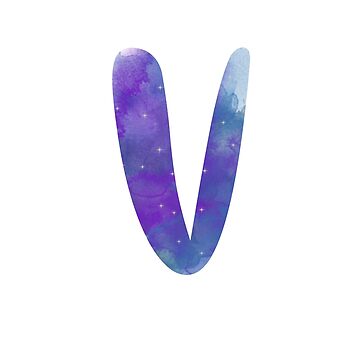"V" Sticker for Sale by Be Scintilla | Redbubble