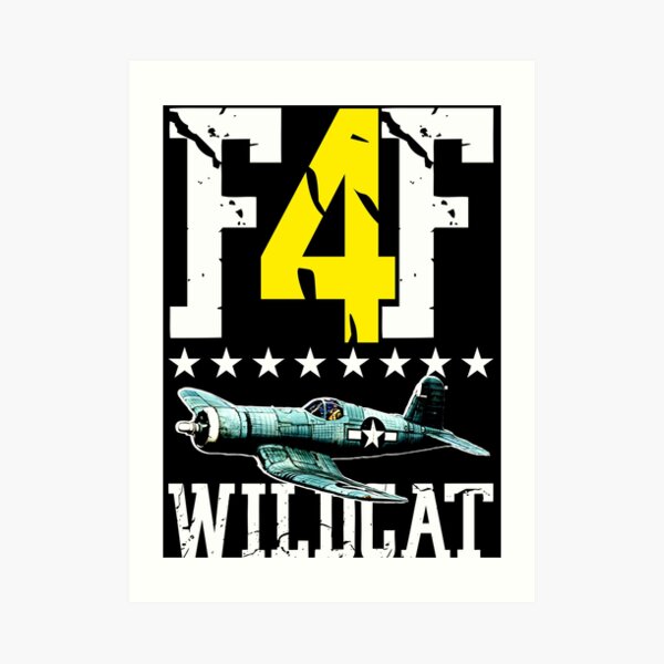 "Grumman F4F wildcat ww2 planes" Art Print by gut2000 | Redbubble