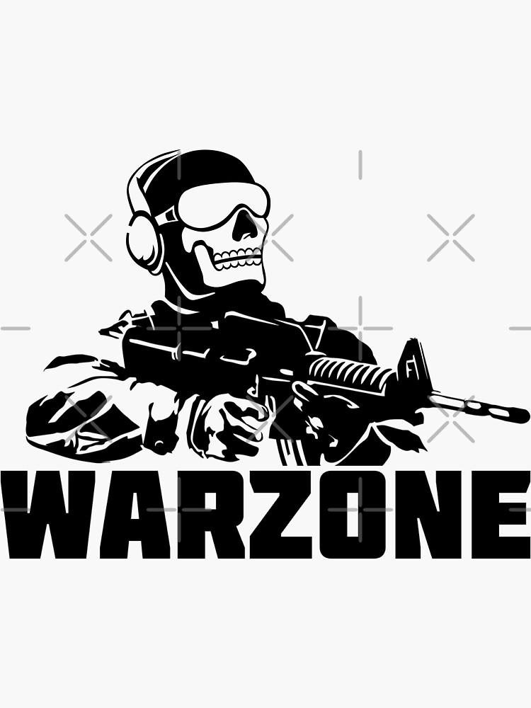 "Warzone" Sticker for Sale by DragonGFX | Redbubble