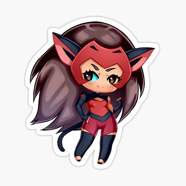 "Catra" Sticker by HellaKumii | Redbubble