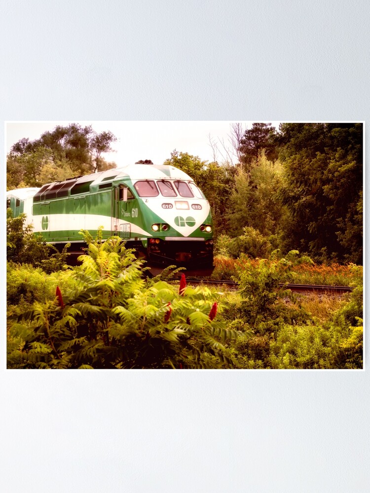"Go Train On Tracks 5" Poster by RobertAlsop | Redbubble
