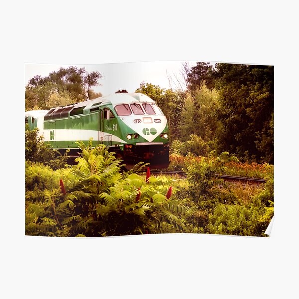 "Go Train On Tracks 5" Poster by RobertAlsop | Redbubble