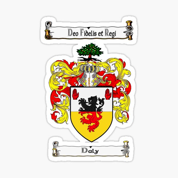 "Daly Family Crest " Sticker for Sale by Hibernia29 | Redbubble