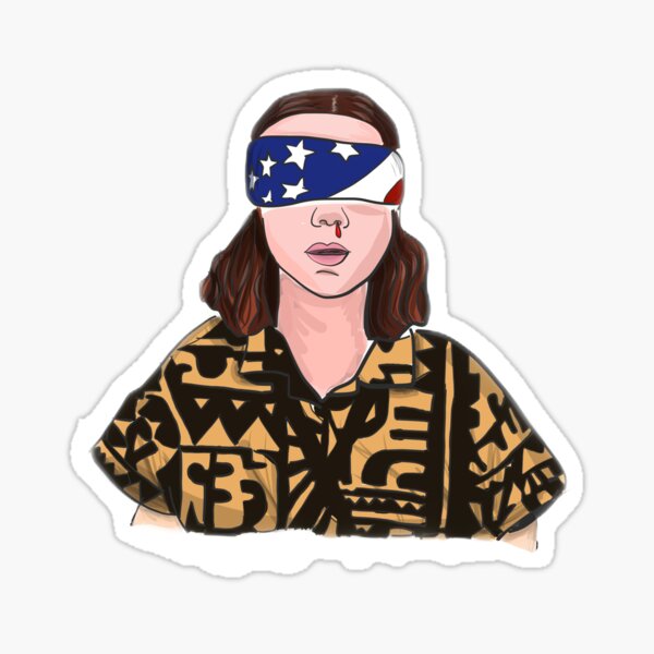 "Stranger Things Sticker Eleven" Sticker by sjames1538 | Redbubble