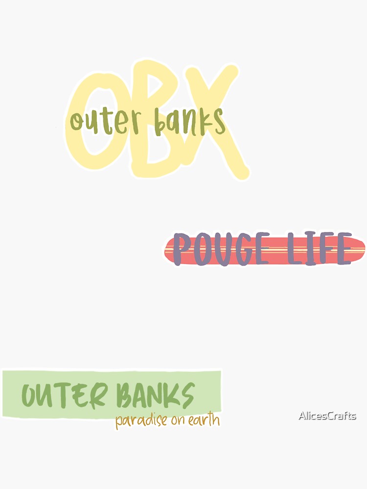"3 outer banks doodles" Sticker for Sale by AlicesCrafts | Redbubble