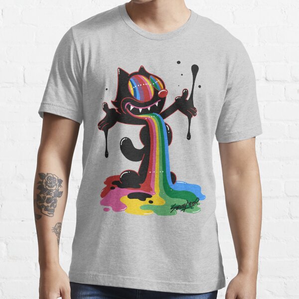 "Trippy Felix the Cat " T-shirt by Sarahwearer | Redbubble