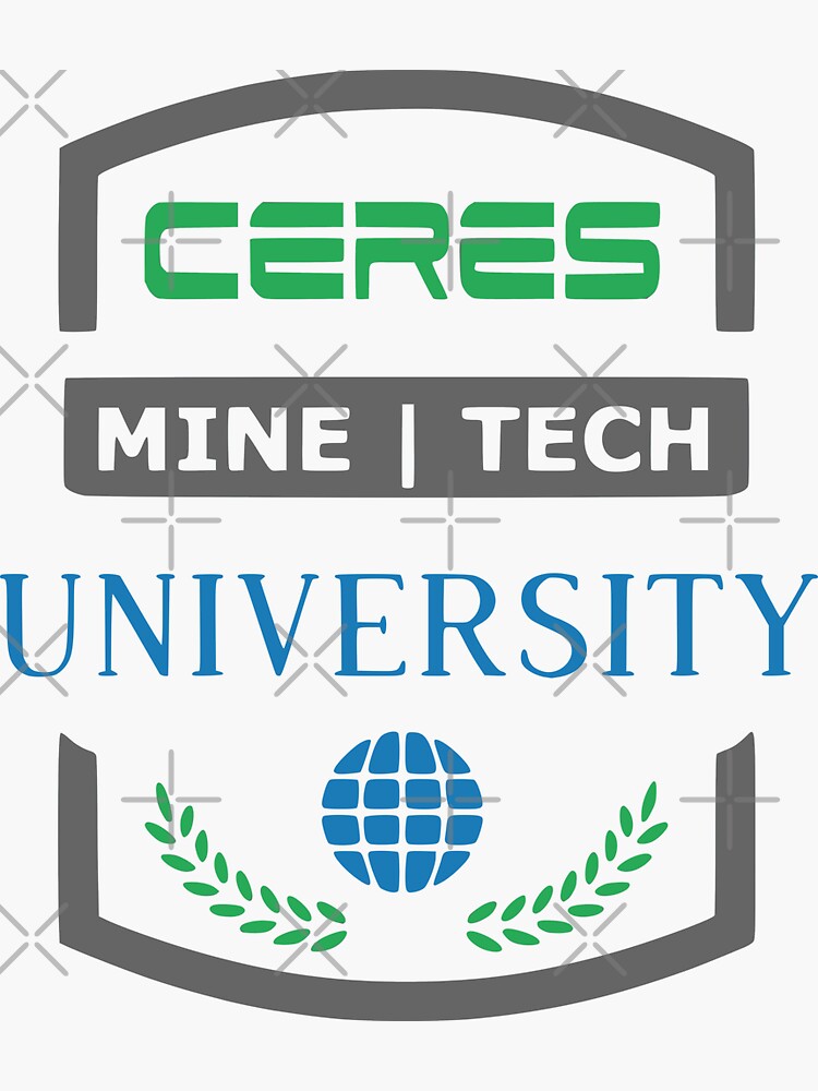 "Ceres Mine Tech University logo " Sticker for Sale by ZEDorDEAD ...