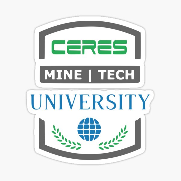 "Ceres Mine Tech University logo " Sticker for Sale by ZEDorDEAD ...