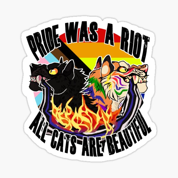 "pride was a riot acab" Sticker for Sale by Conan4Real | Redbubble