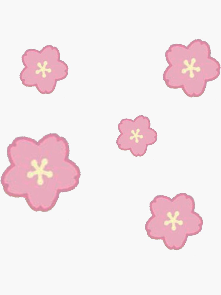 "Pink Flower Pack" Sticker by audreylayne | Redbubble