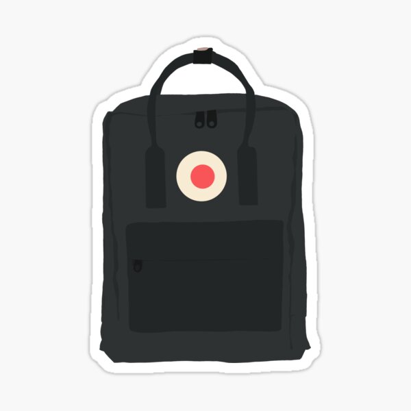 "Black Kanken Backpack Bag" Sticker for Sale by mizzmaisie | Redbubble