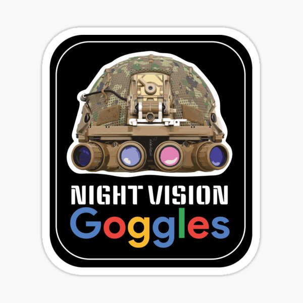 Night Vision Goggles Stickers | Redbubble