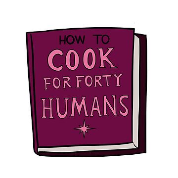 "How to Cook For Forty Humans" iPad Case & Skin by LonelyBunny | Redbubble