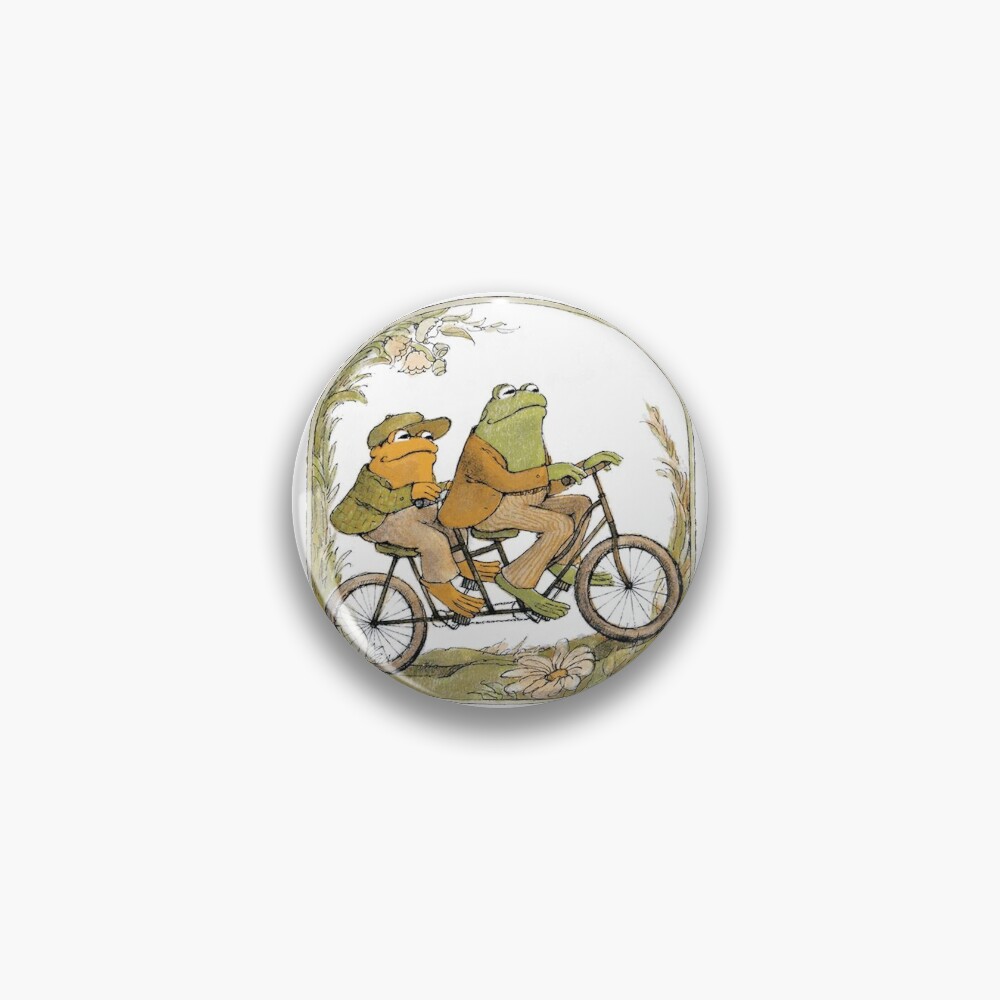"Frog and Toad" Pin for Sale by ruthierue | Redbubble
