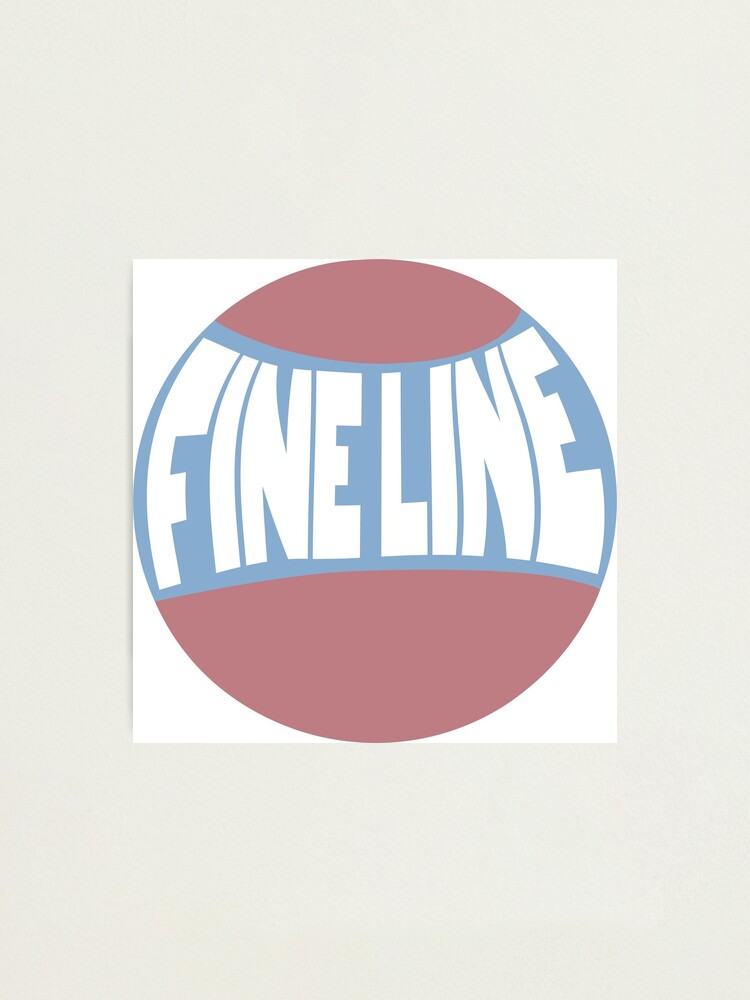 "Fine Line Logo" Photographic Print for Sale by cmcreativess | Redbubble