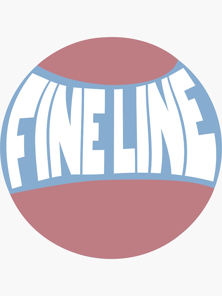 "Fine Line Logo" Sticker for Sale by cmcreativess | Redbubble