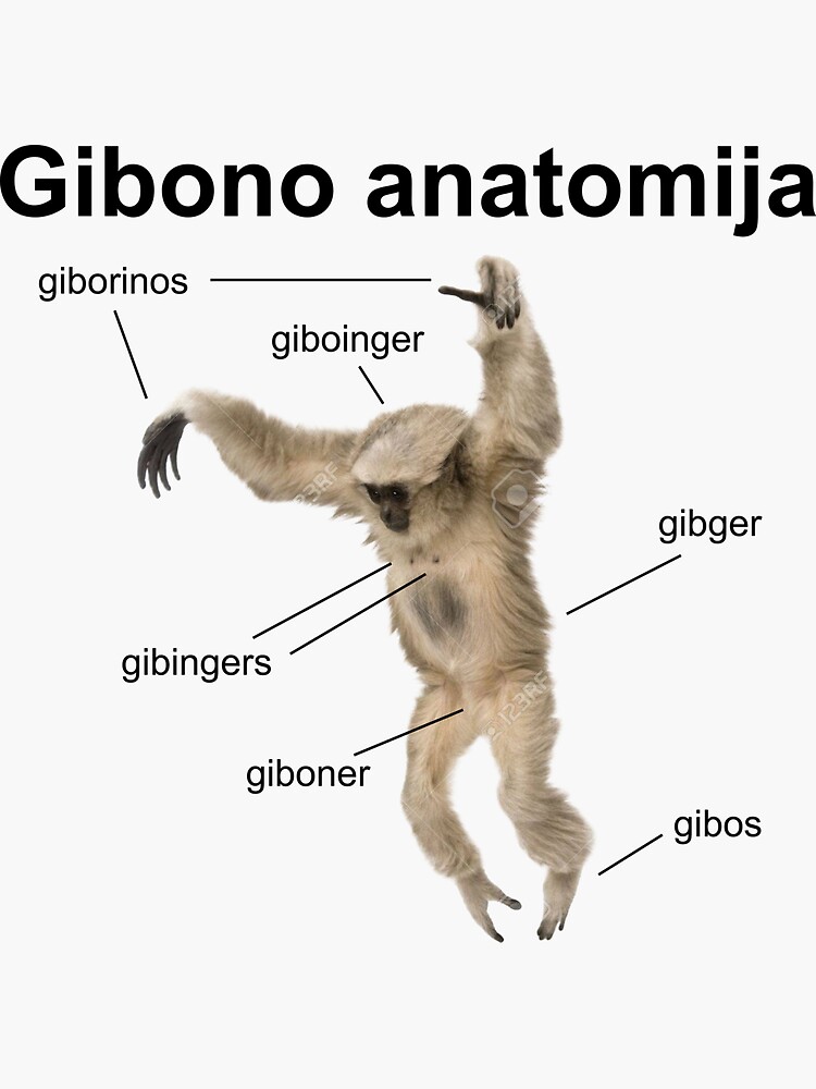 "Susmirdes gibonas" Sticker by gibonas69 | Redbubble