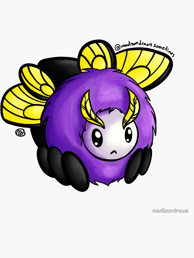 "Non-binary Pride Moth" Sticker for Sale by madisondraws | Redbubble