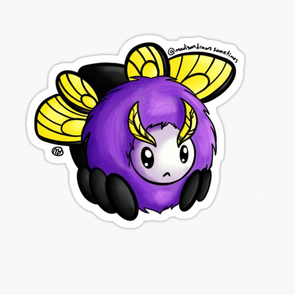 "Non-binary Pride Moth" Sticker for Sale by madisondraws | Redbubble