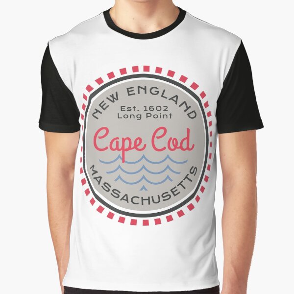 "Cute Cape Cod Badge" T-shirt for Sale by KDesign13 | Redbubble | cape ...