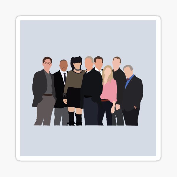 "NCIS Crew Sticker" Sticker for Sale by laurengus | Redbubble
