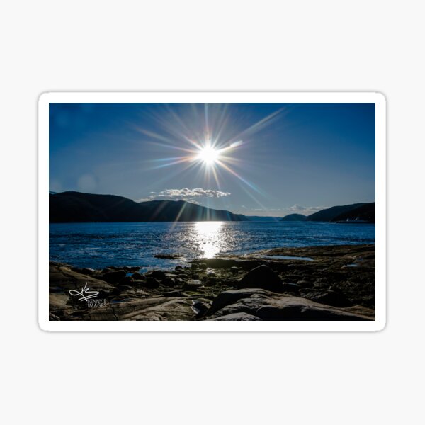 "SUN RAYS Tadousac " Sticker for Sale by KennyBImages899 | Redbubble