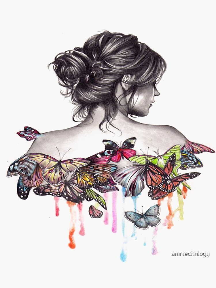 "Girls model" Sticker by amrtechnlogy | Redbubble