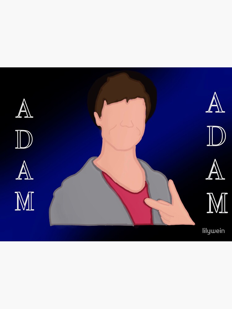 "Adam sm6 sticker" Sticker for Sale by lilywein | Redbubble