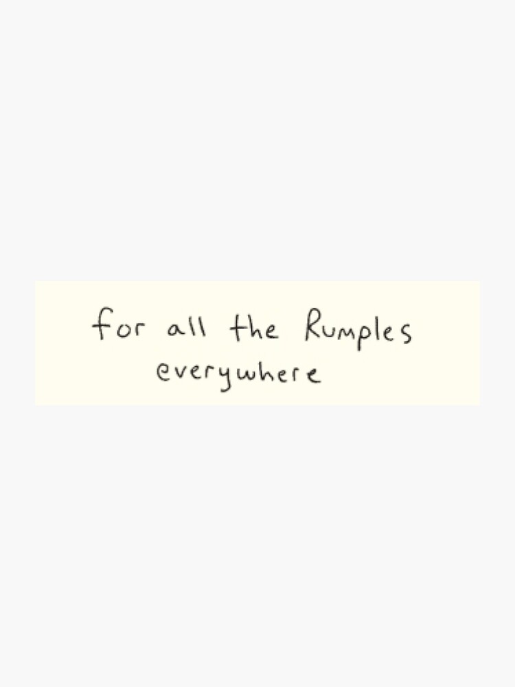 "rumple buttercup matthew gray gubler " Sticker for Sale by xxjenelle ...