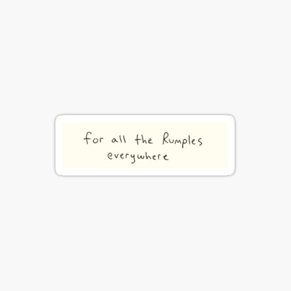 "rumple buttercup matthew gray gubler " Sticker for Sale by xxjenelle ...