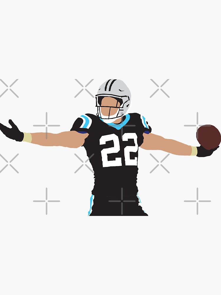 "Christian McCaffrey " Sticker for Sale by spape05 | Redbubble