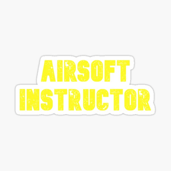 "TACTICOOL AIRSOFT INSTRUCTOR" Sticker for Sale by Cataraga | Redbubble