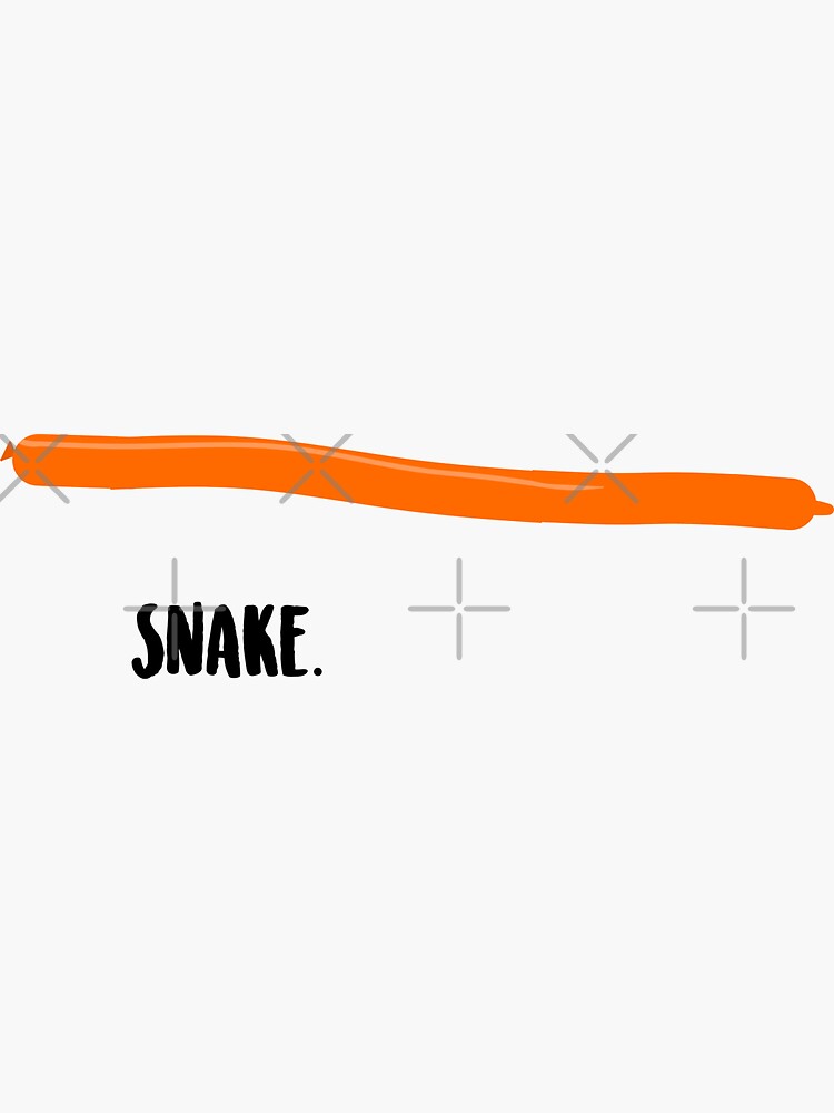 "Snake Balloon Animal" Sticker by PigNose | Redbubble
