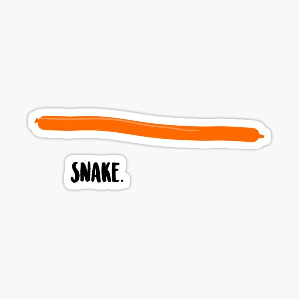 "Snake Balloon Animal" Sticker by PigNose | Redbubble