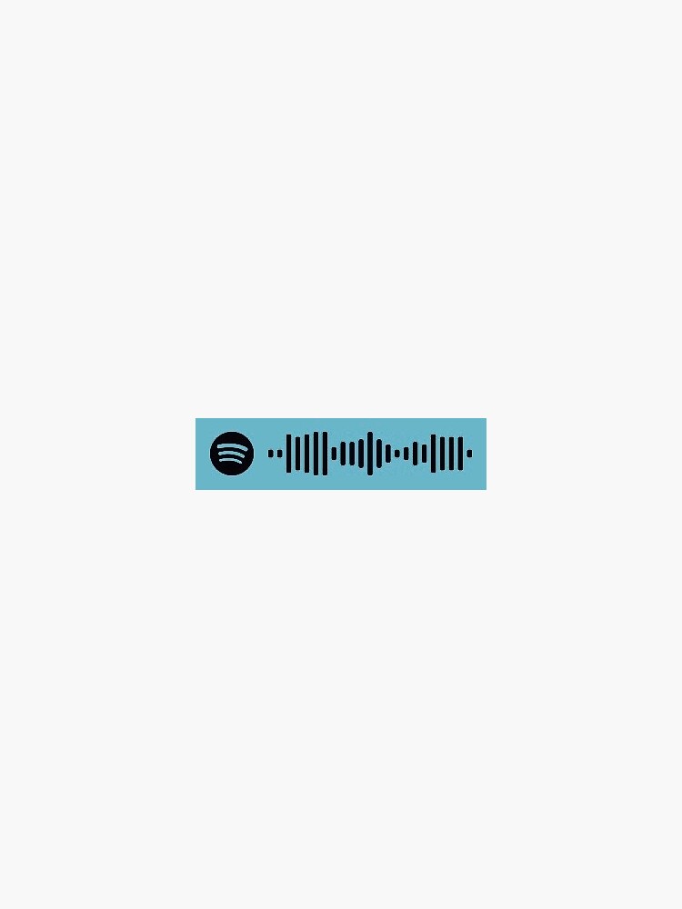 "she spotify code" Sticker by alyssablackwell | Redbubble