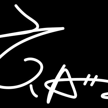 "ATEEZ HONGJOONG SIGNATURE" Sticker for Sale by velvetmoonlab | Redbubble