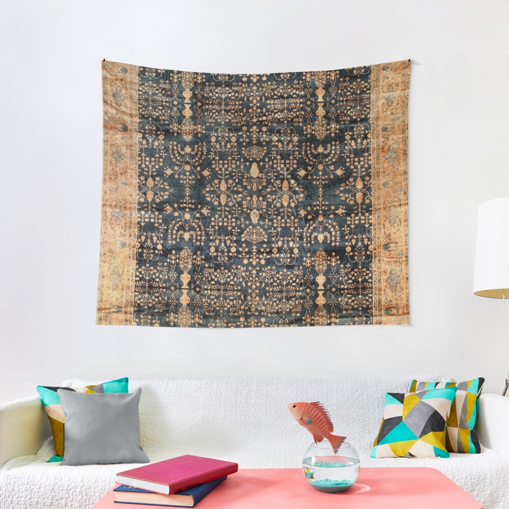 "Antique North Indian Rug Print" Tapestry by bragova | Redbubble