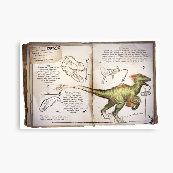 "ARK: Survival Evolved - Raptor" Metal Print by darkdude5555 | Redbubble