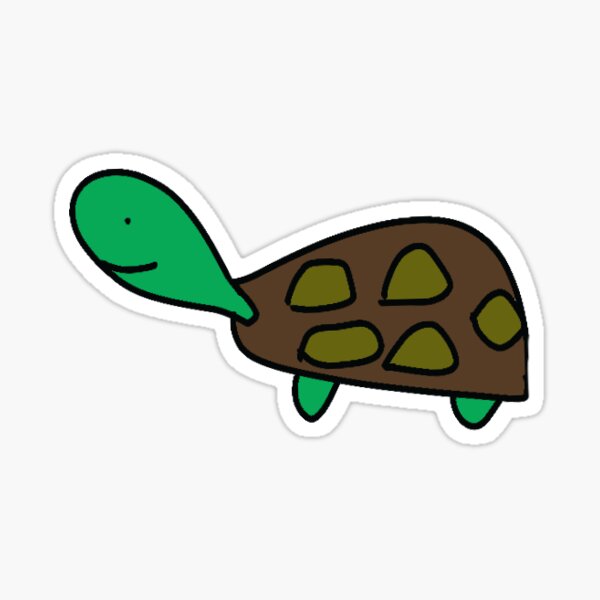 "Turtle" Sticker by nyadeshay | Redbubble