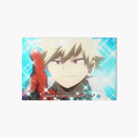 "Bakugo Screen Cap" Art Board Print by joojlia | Redbubble