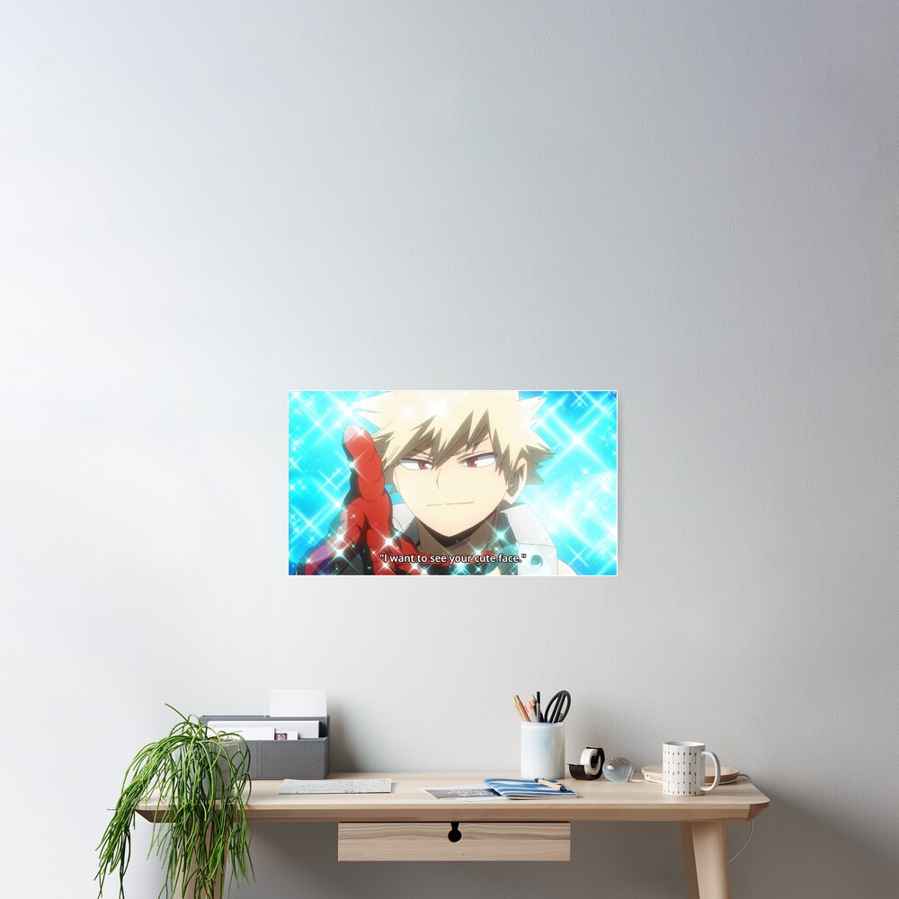 "Bakugo Screen Cap" Poster by joojlia | Redbubble