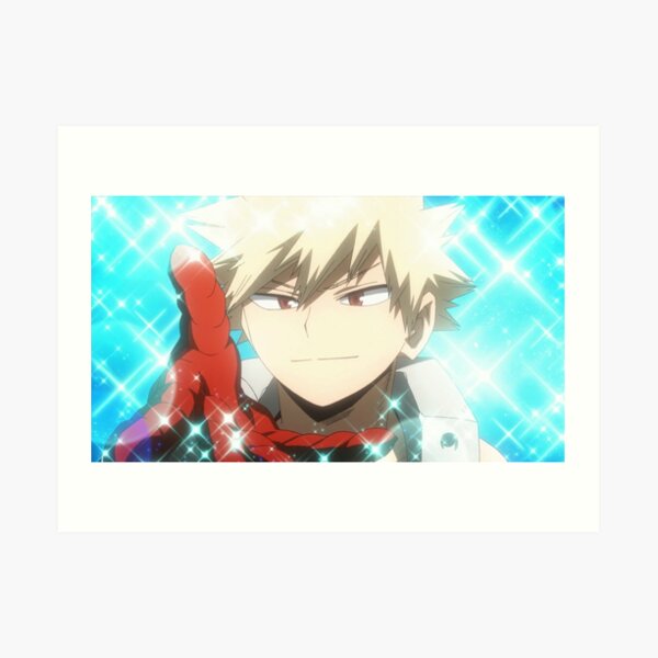 "Bakugo Screen Cap" Art Print by joojlia | Redbubble