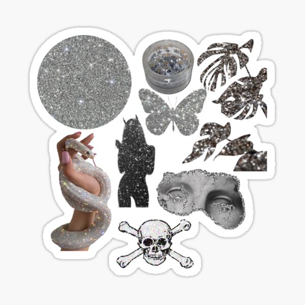 "glitter aesthetic collage" Sticker by PascalesStuff | Redbubble