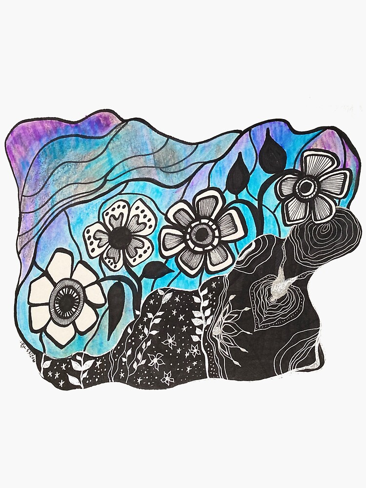 "shadow being" Sticker for Sale by Wateroxart | Redbubble