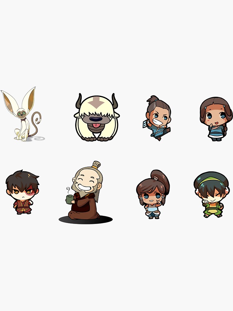 "Avatar pack" Sticker for Sale by clairek1227 | Redbubble