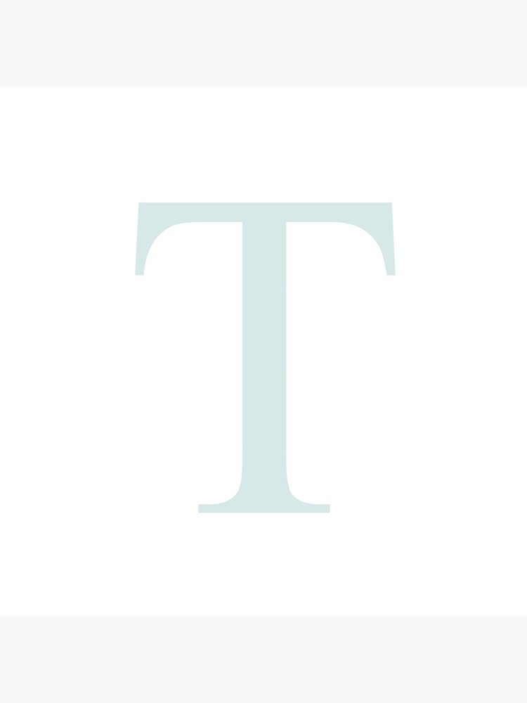 "Teal Letter T" Poster by eperez123 | Redbubble