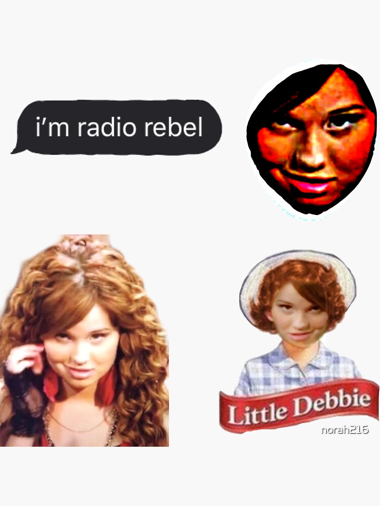 "Debby Ryan meme pack" Sticker for Sale by norah216 | Redbubble