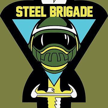 "Gi Joe Steel Brigade Logo Design" Sticker for Sale by aliberalino ...